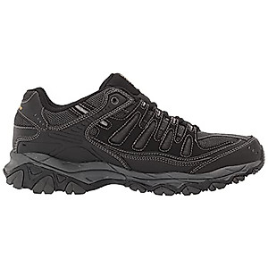 Skechers mens Afterburn M. Fit fashion sneakers, Black, 10 X-Wide US