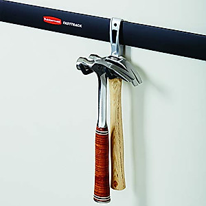 Rubbermaid 1784456 Wall Mounted Rope, Hose Garage Storage Utility Hook (2 Pack)