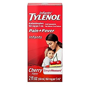 Tylenol Infants Acetaminophen Liquid Medicine, Cherry, 2 fl. oz