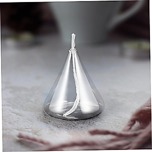 IMIKEYA Style Decorative Oil Lamp Smooth Texture Long-Lasting Desktop Kerosene Lamp