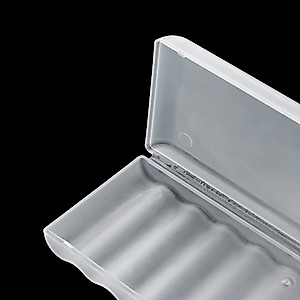 FULIN 2 Pack Battery Holder Organizer for 20 Counts AA Batteries and 2 Pack Storage Case for 20 Counts AAA Batteries