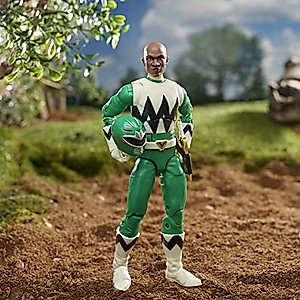 Power Rangers Lightning Collection Lost Galaxy Green Ranger 6-Inch Premium Collectible Action Figure Toy with Accessories Kids Ages 4 and Up