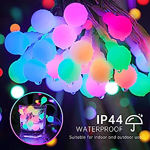 Multicolor Globe String Lights with Remote Timer,Indoor String Lights Bedroom,32FT 96LED with 8Vibrant Colors Plug in Outdoor Decorative Lights for Easter,Christmas,Classroom,Garden,Party,Wedding