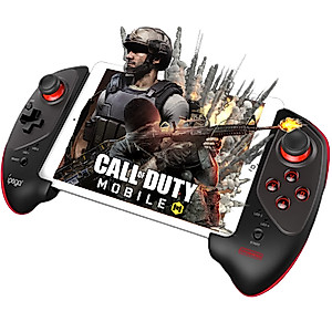 Megadream Wireless Mobile Controller Gamepad Joystick for iPad (11in), iPhone 16/15/14/13, Android Samsung Tablet PC - MFi Certified - 18+ Hour Battery Life - Call of Duty - Minecraft, Black