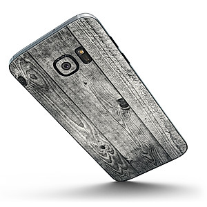 Design Skinz Design Skinz Dark Washed Wood Planks Full-Body Wrap Decal Skin-Kit for The Galaxy S9