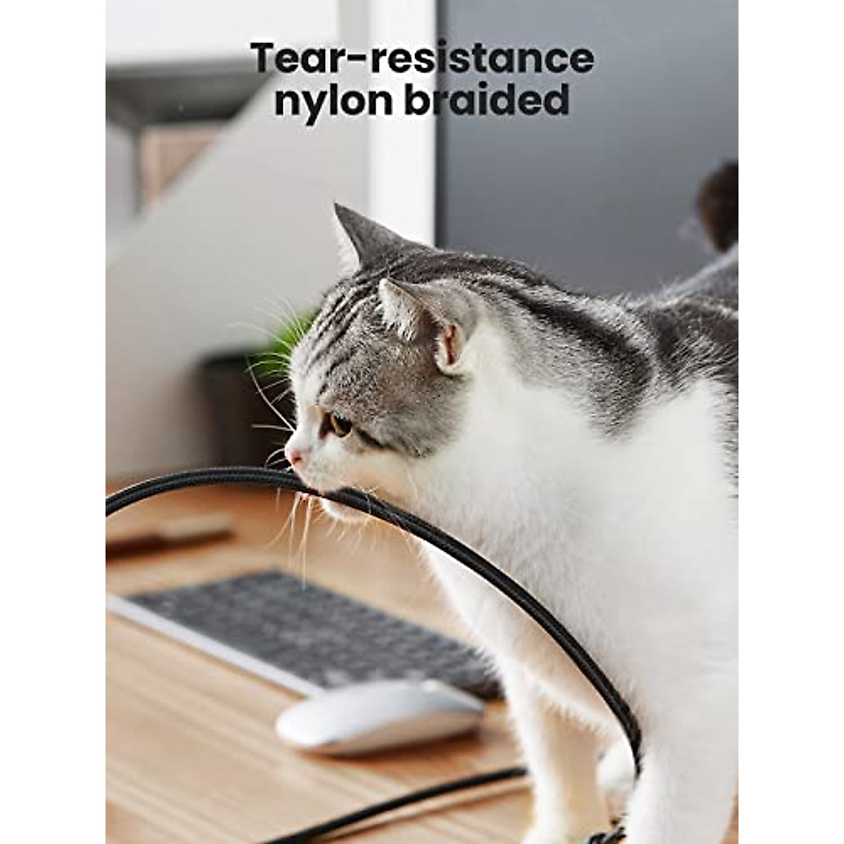 UGREEN USB C Charger Cable 2-Pack 60W PD 3.0 USB C Cable Compatible with Samsung Galaxy S23/22/Z Fold/Z Flip, Google Pixel 7/6A MacBook Air iPad Pro/Mini iPad 10, PS5, Switch, etc. 6.6FT