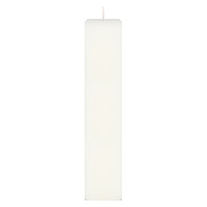 Mega Candles 1 pc Unscented White Square Pillar Candle, Hand Poured Premium Wax Candles 2 Inch x 9 Inch, Home Décor, Wedding Receptions, Baby Showers, Birthdays, Celebrations, Party Favors & More