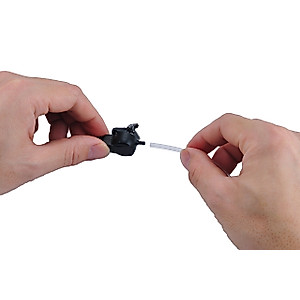 KEYBLU LXT600 GXT1000 Transparent Acoustic Tube Surveillance Earpiece Headset for Midland AVPH4 LXT GXT walkie Talkie Radio(2 Pack)