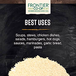 Frontier Co-op Organic White Onion Granules 1lb - Granulated Onion Powder, Bulk 16oz Bag - For Wholesale Restaurant Supply or Jar/Shaker Refill