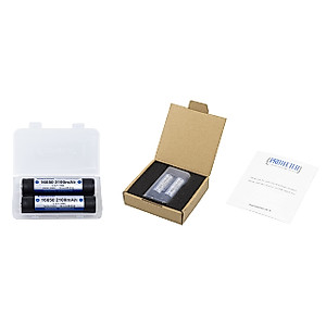 Keeppower 16650 Protected Li-ion Battery Rechargeable 3.7V 2100mAh 7.77Wh Replacement for CR123A Batteries (2 Pack)