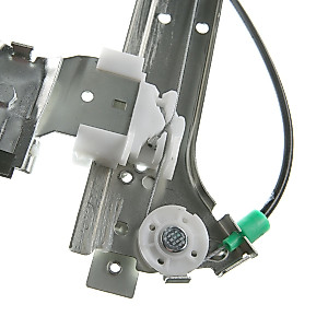 YHTAUTO Rear Power Window Regulator Driver Side with 2-Pin Motor Assembly for Chevy Silverado & GMC Sierra 1500 2500 HD 3500 2001-2006, Suburban/Avalanche/Yukon XL & Cadillac Escalade ESV EXT