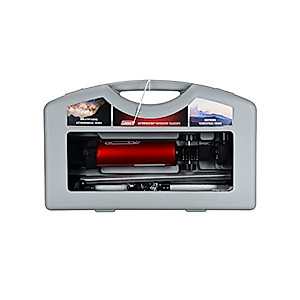 Coleman 360x50 Refractor Telescope Kit with Heavy-Duty Carrying Case, C36050 - Crimson Red