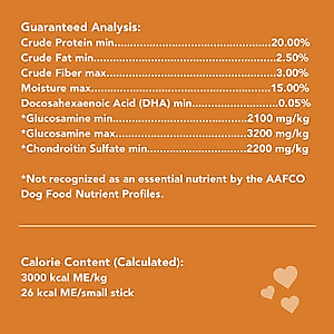 Get Naked Grain Free 1 Pouch 6.2 Oz Joint Health Dental Chew Sticks, Small