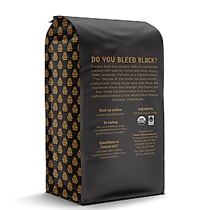 Valhalla Java Whole Bean Coffee by Death Wish Coffee, Fair Trade and USDA Certified Organic - 5 Lb Bag