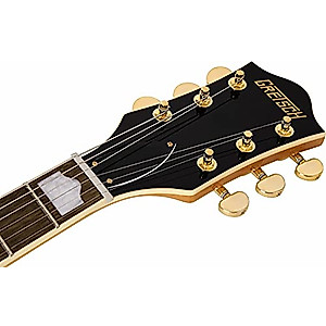 Gretsch G2410TG Streamliner Hollow Body Single-Cut with Bigsby and Gold Hardware, Laurel Fingerboard Electric Guitar (Right-Handed, Village Amber)