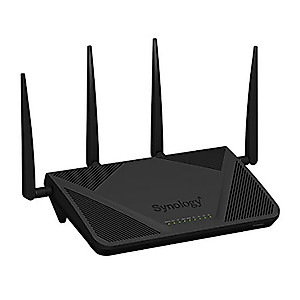Synology RT2600ac – 4x4 dual-band Gigabit Wi-Fi router, MU-MIMO, powerful parental controls, Threat Prevention, bandwidth management, VPN, expandable coverage with mesh Wi-Fi