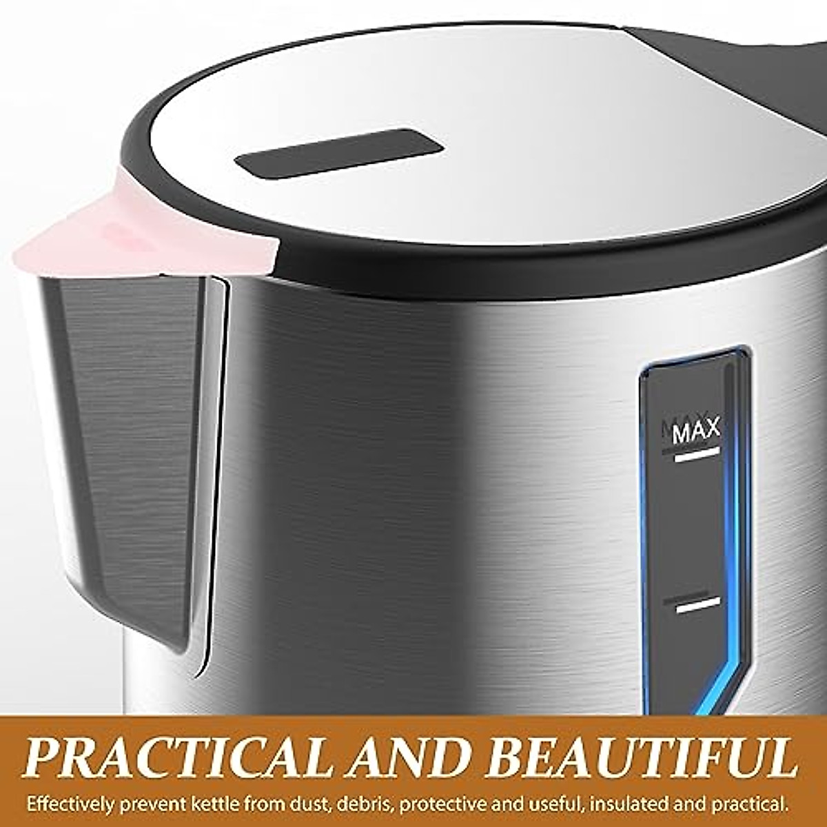 OSALADI Glass Tea Kettle Spout Cap 4 Pcs Kettle Dust Cover Glass Kettle Glass Electric Kettle Glass Coffee Pot Teapot Spout Cap Juice Spout Cover Teapot Mouth Cover Kettles Supply