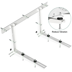 Outdoor Wall Mounting Bracket for Ductless Mini Split Air Conditioners Heat Pump Systems Support Up to 330lbs Universal 7000-18000 BTU