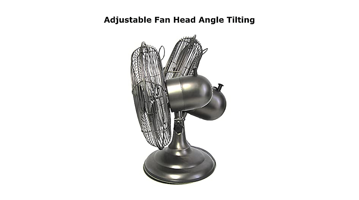 Optimus F-6212A Retro Oscillating Table Fan – Stylish & Efficient Cooling