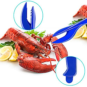 21 Pcs Crab Crackers and Tools, 6 Crab Leg Crackers, 6 Stainless Steel Lobster Shell Forks, 6 Crab Leg Forks, 2 Seafood Scissors & Storage Bag, Nut Cracker Set