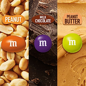 M&M'S Mad Scientist Mix Peanut, Peanut Butter & Milk Chocolate Assorted Halloween Candy, 8 oz Bag