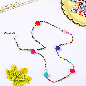 Cherish Intelligence Colorful Eyeglass Chains for Kids Women, Reading Glasses Strap Necklace Sunglass Holder 123