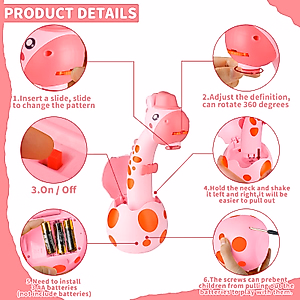 RNGODO Drawing Projector for Kids, Trace and Draw Projector Toy for Toddler Girls & Boys, Learning Art Children Drawing Projection with 72 Stencils and 12 Markers and 1 Art Book