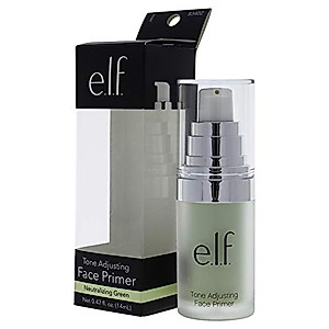 e.l.f, Tone Adjusting Face Primer - Small, Lightweight, Long Lasting, Silky, Smooth, Neutralizes Uneven Skin Tones and Redness, Preps Skin, Suitable For All Skin Types, 0.47 Oz