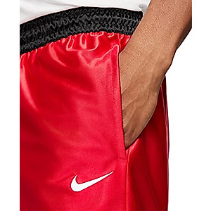 Nike Men's Dri-FIT 11" Durasheen Basketball Shorts (as1, Alpha, l, Regular, Regular, University Red/White, LG, Loose)