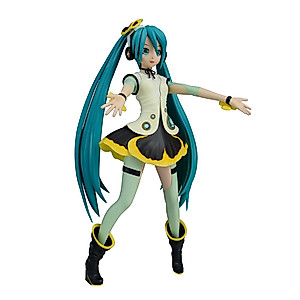 Sega Project Diva Arcade Future Tone Hatsune Miku Super Premium Action Figure Pansy, 9"