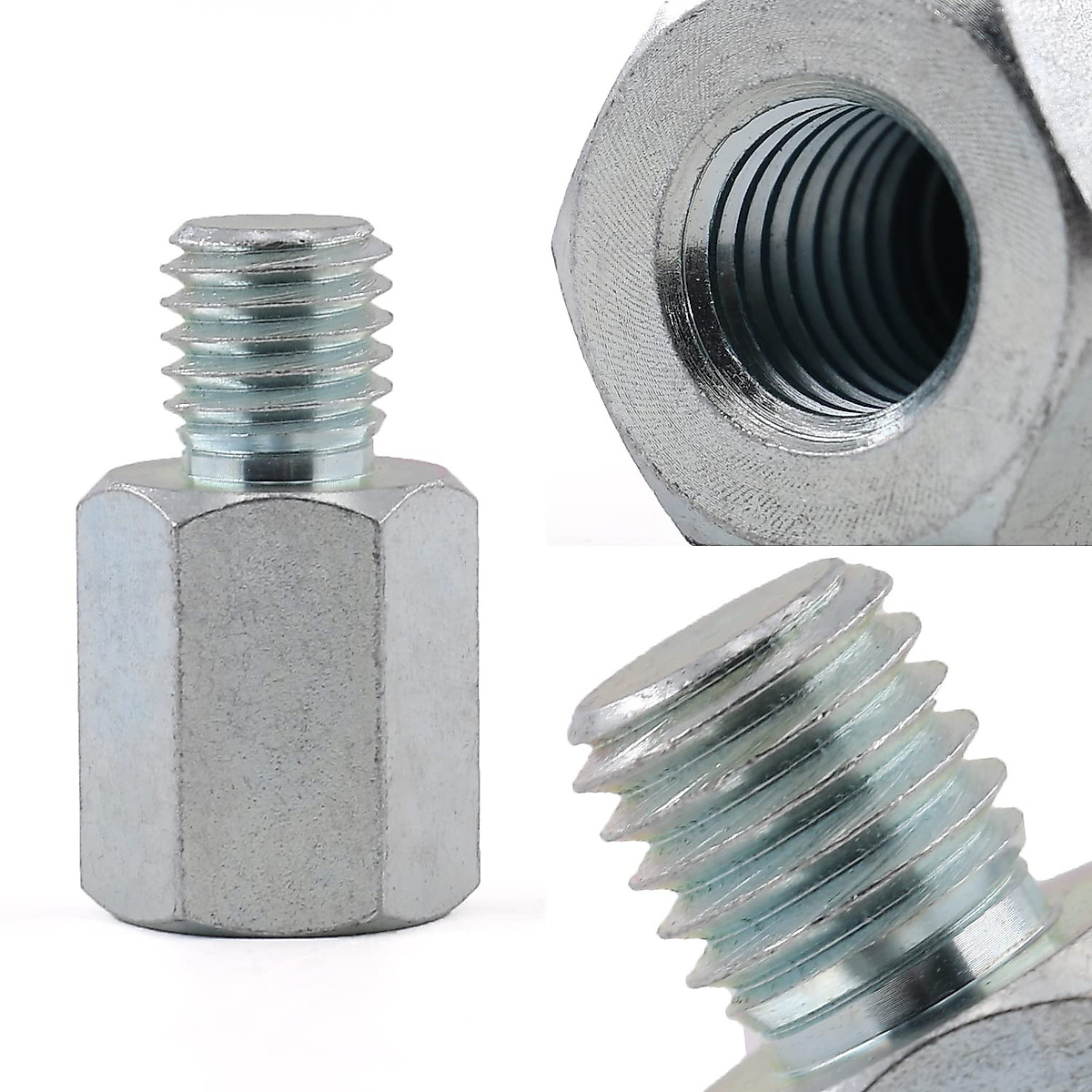 HOMESOM 1 piece Adapter for AngIe Grinder PoIisher Change Male To Female Core Bit PoIishing Pad Drill Arbor Adapter(M14 female to 5/8"-11 male)