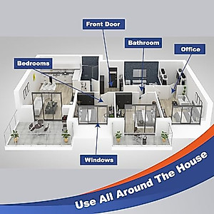 Twin Draft Guard Hug N Fit, Original Dual Draft Stopper Instantly Blocks Air from Entering, Water Repellent, Fits 28”-36” Length with 1.5” Energy Saver Tube