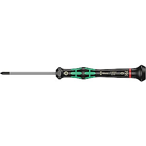 WERA 05118022001 2050 PH Screwdriver for Phillips Screws for Electronic Applications, PH 0 x 60 mm