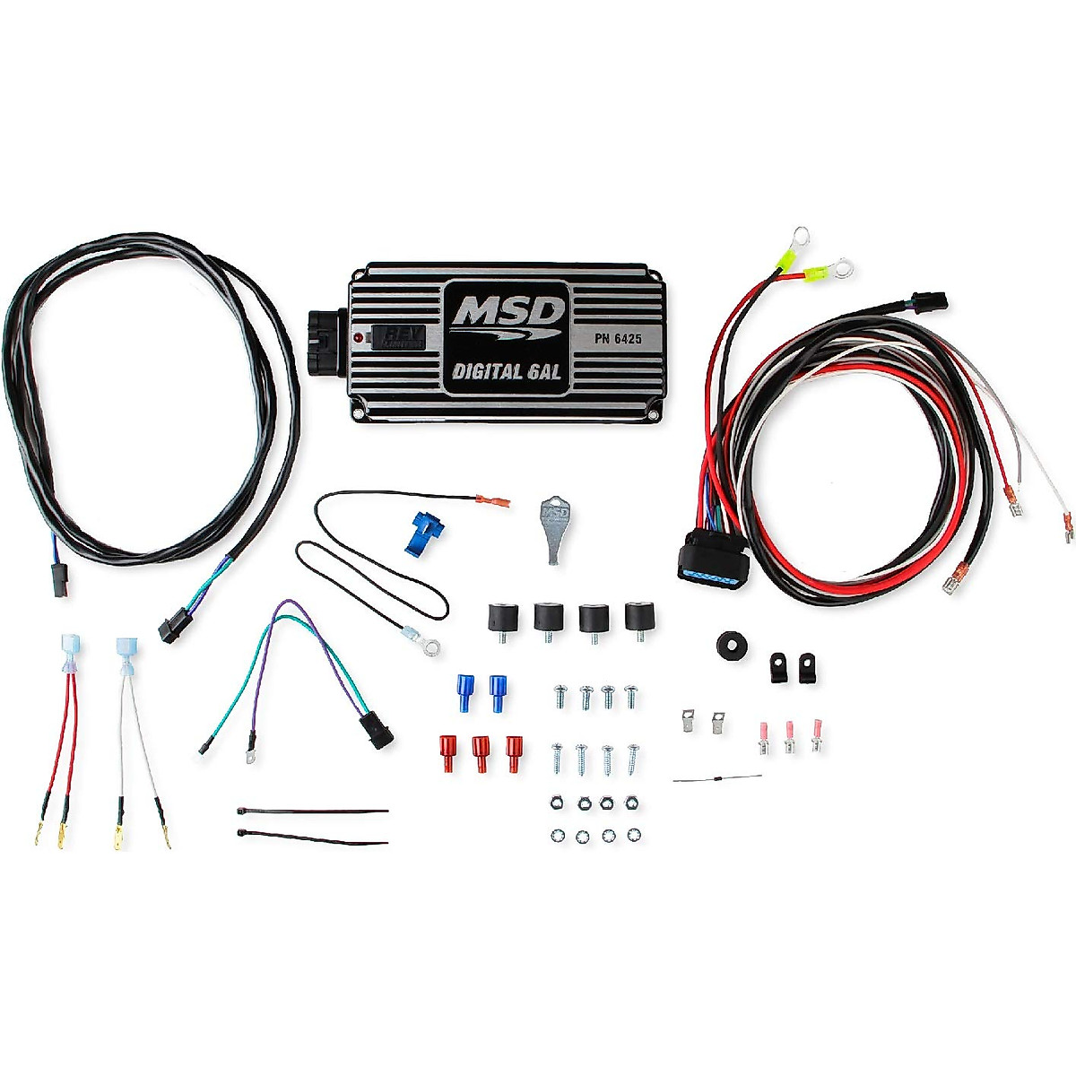 MSD Digital 6AL Ignition Control Box, Black, Part #MSD-64253, 11,000 RPM Range