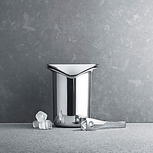 Georg Jensen Stainless Steel Ice Bucket with Tong