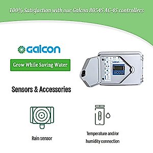 Galcon 8054S AC-4S Watering Timer Propagation & Irrigation Smart sprinkler Controller for Indoor & Outdoor with Daily / Cyclic Programming, Home or Gardens, Misting Seeds, Nurseries and Greenhouses
