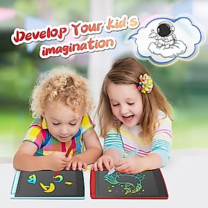 2 Pack LCD Writing Tablet Random Shipment Doodle Board for Kids with 2 Bag, Electronic Drawing Tablet Drawing Pads, LEYAOYAO Learning Toddler Toy - Gift for 3-6 Years Old Boy Girl