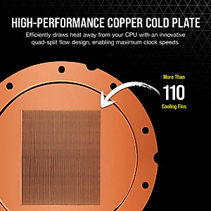 CORSAIR Hydro X Series XC8 RGB PRO CPU Water Block - JayzTwoCents Edition (Intel LGA 1700, 1200, 115X, AMD Socket AM4, Forged Carbon Finish, 110+ Micro-Cooling Fins, 16 Vivid RGB LEDs) Forged Carbon