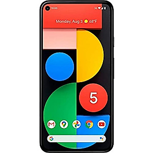 Google Pixel 5 128GB GSM Unlocked - Just Black (Renewed)