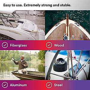 3M Marine High Strength Repair Filler, 46014, 1 gal, White, Gallon