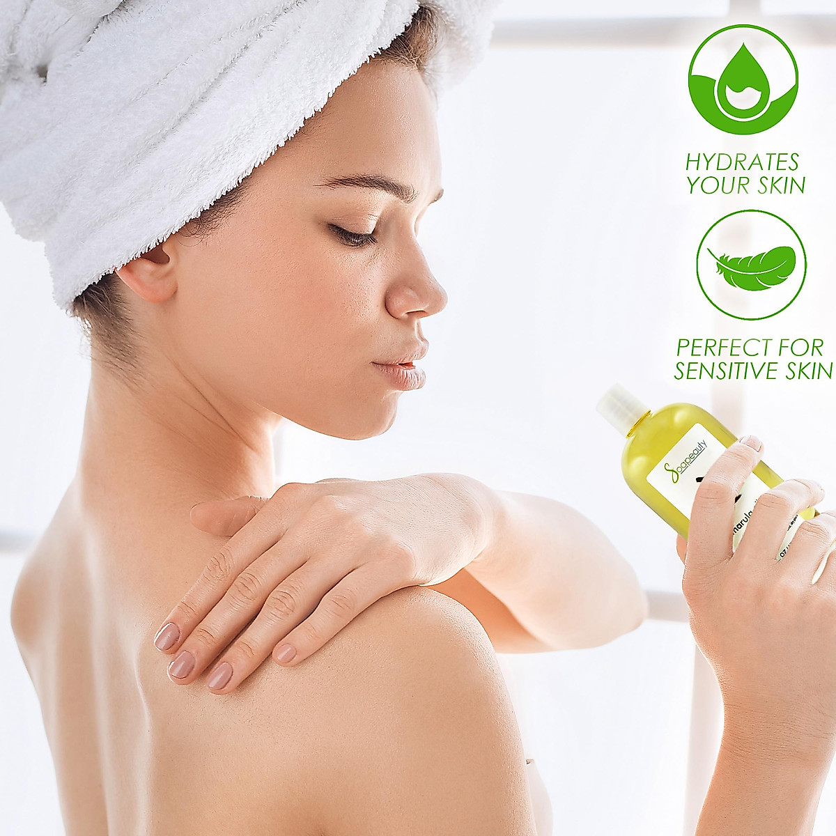 MARULA Oil Cold Pressed Unrefined | 100% Natural Available in Bulk | Carrier for Essential Oils, Face, Skin, Hair Moisturizer, Soap Making | Sizes 2OZ to 7 LBS | (32 OZ)