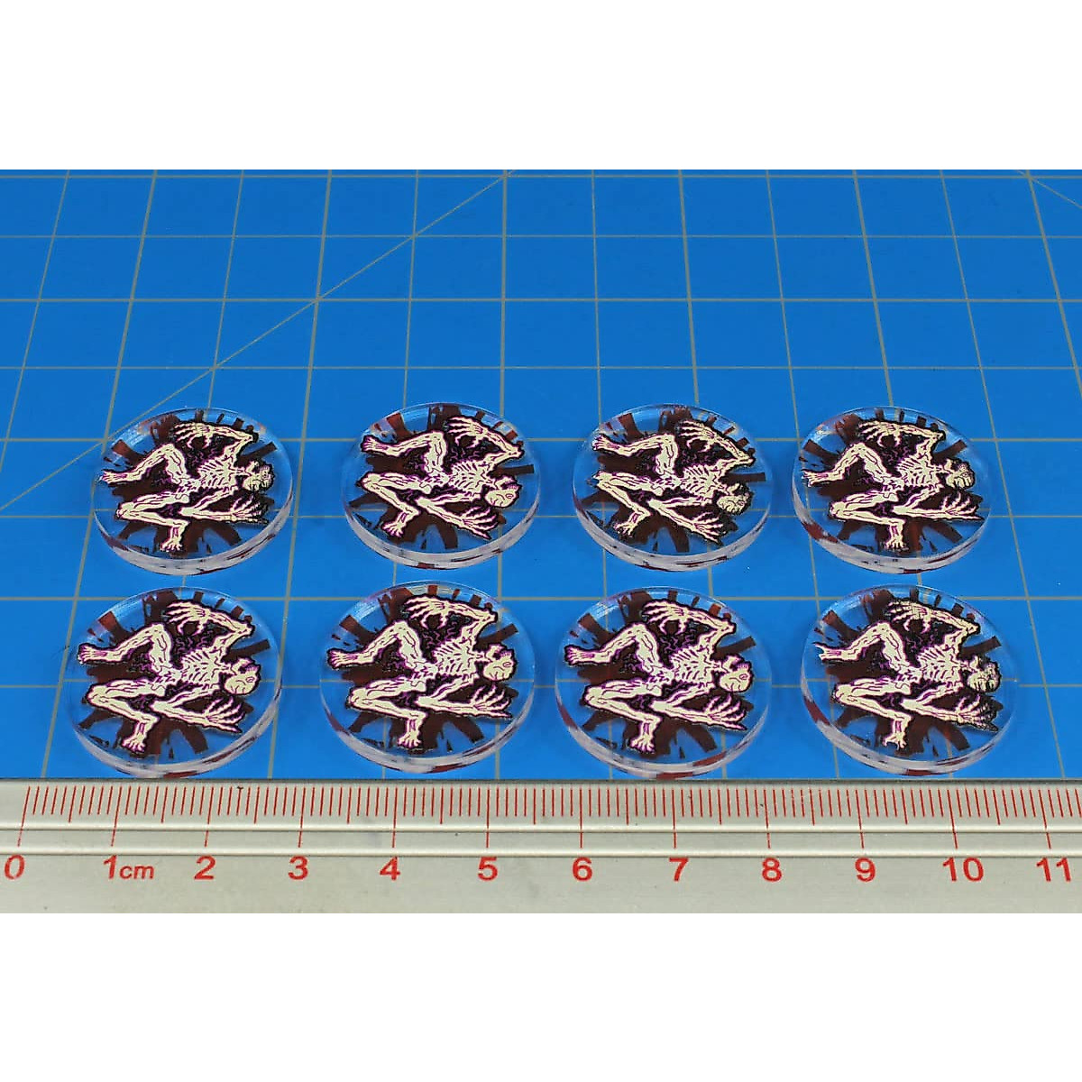 LITKO Dark Fantasy RPG Accessories Withered Corpse Game Piece Tokens Compatible with Mork Borg (8)