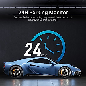 LINGDU LD06 5K Dash Cam, Real 4K+2K Dash Cam Front and Rear, Dash Camera for Cars Include 64GB Card, Built in 5GHz WiFi GPS, Voice Control, Super Night Vision, WDR, Parking Mode