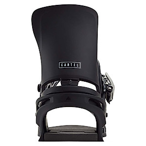 Burton Men's Cartel Re:Flex Snowboard Bindings (Black, Small)