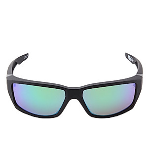 Spy Optic Dirty Mo Sunglasses Matte Black w/Happy Bronze Polarized Green Spectra Lens + Sticker
