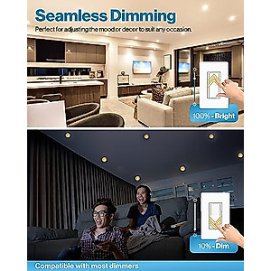 Sunco 12 Pack BR30 Indoor Recessed Flood Light Bulb LED 4000K Cool White, Dimmable, 850 LM, E26 Base, 25,000 Lifetime Hours - UL & Energy Star, White, 11W, 65W Equivalent