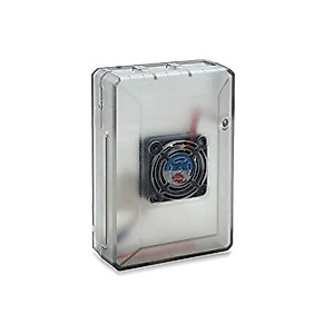 LoveRPi Active Cooling Media Center PC Case with Fan for Raspberry Pi 3, Libre Computer Board, ASUS Tinker Board (Translucent)