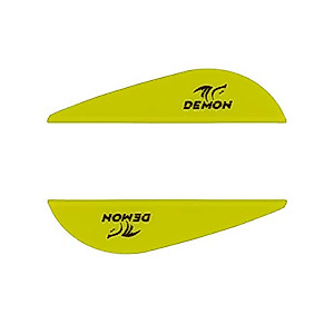 Letszhu Arrows Vanes 2.5 Inch Plastic Fletches Vane DIY Archery Arrow for Hunting Targeting (39 Pack) (Lemon Yellow)