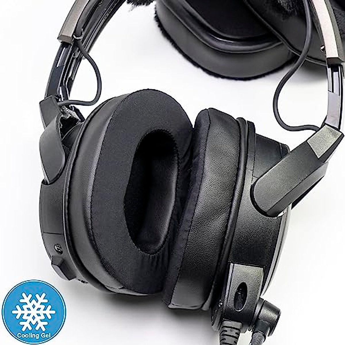 Voarmaks Cooling Gel Refresh Kit Compatible with Bose A20 A10 Aviation Headsets Featuring Cool Gel Material Slow Rebound Memory Foam,3 Durable Mic Foam Cover,Headband Cushion Pads