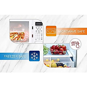 Prime Cook Glass Food Container/storage In Rectangle 3 Pieces Set